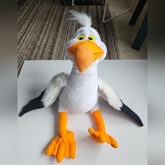 Disney | Toys | Rare Vintage Disneyland Scuttle Little Mermaid Stuffy ...